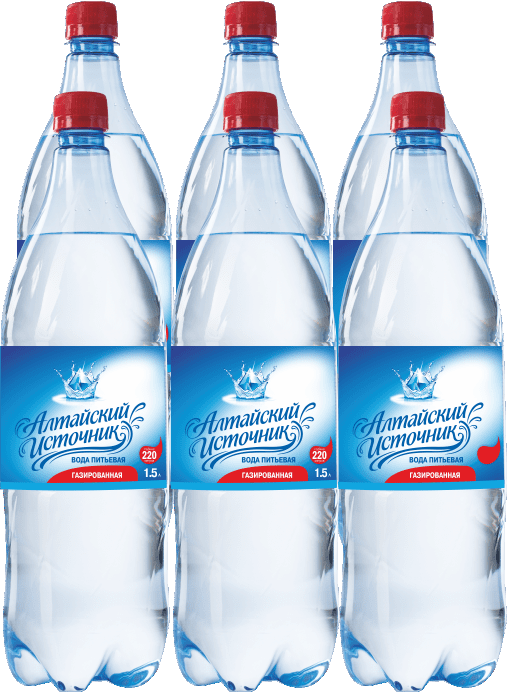 Вода питьевая «Алтайский источник» газированная